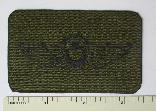Original Vintage TURKISH AIR FORCE PILOT WINGS PATCH Subdued Green ...