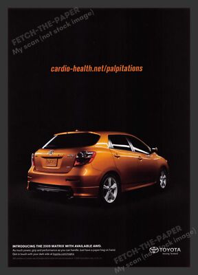 Toyota Matrix Car 2000s Print Advertisement Ad 2008 | eBay