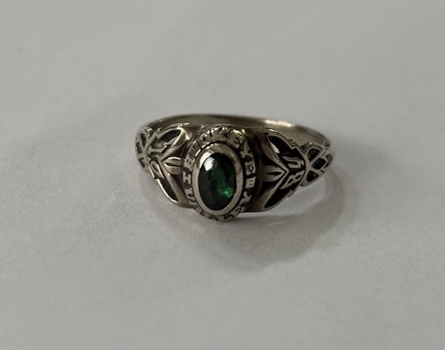 1984 Jostens Woman’s Buckeye Valley Class Ring Size 7 With Green Stone ...