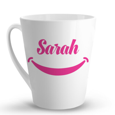 Sarah Female Name 12 Oz Ceramic LATTE MUG Coffee Cup | eBay
