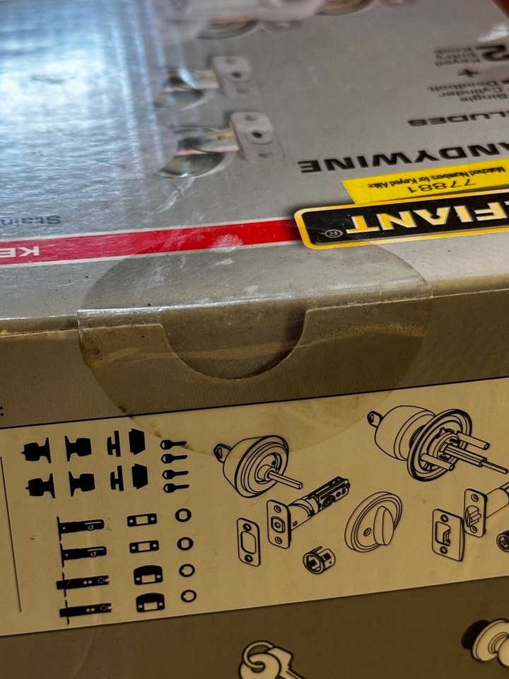 Defiant Brandywine Stainless Steel Keyed Entry Project Pack - Brand New ...