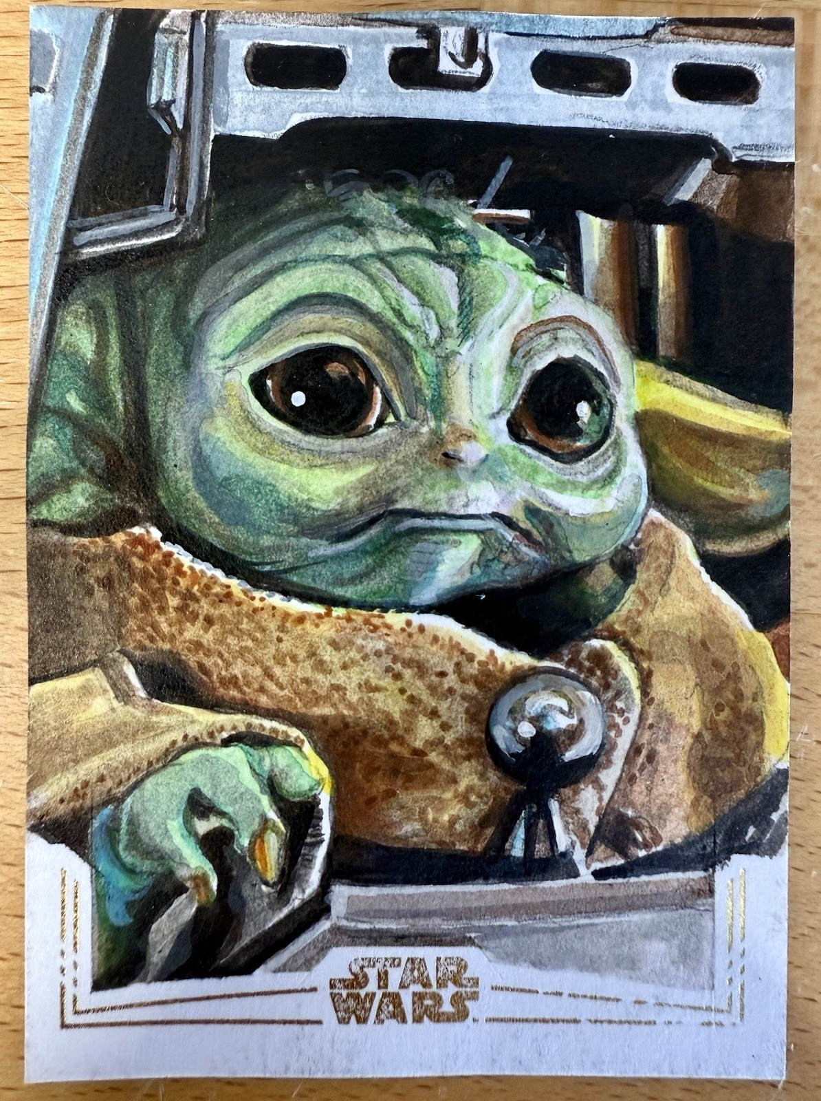 Sammy Gomez 2025 Topps Chrome Star Wars Sketch Card - Silver Foil /1 ...