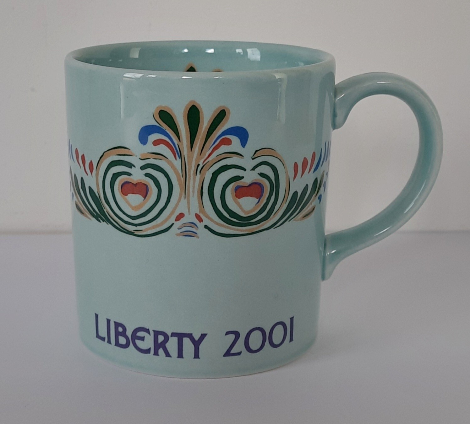 Liberty of London Year Mug 2001 New BNIB Poole Pottery 23rd birthday ...