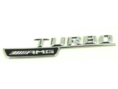 Genuine New MERCEDES TURBO AMG RIGHT RH BADGE Side Emblem A-Class W176 ...
