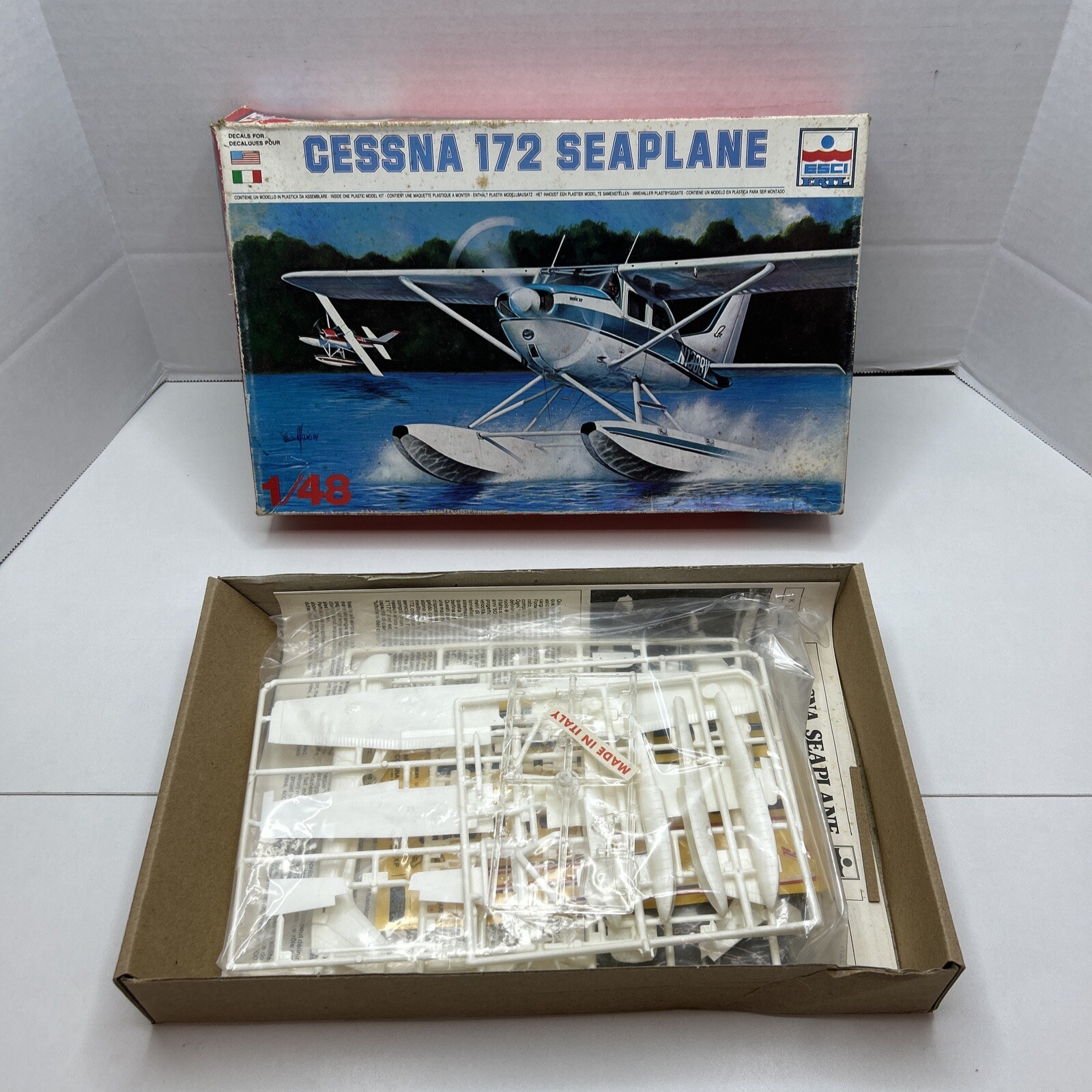 ESCI Cessna 172 Seaplane Model Kit, 1:48 Scale, Made in Italy, New ...