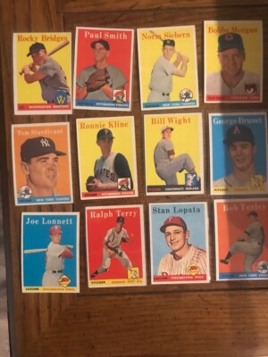 Bobby Morgan 1958 Topps Baseball Card (Sale Is For Card In Title) (910 ...