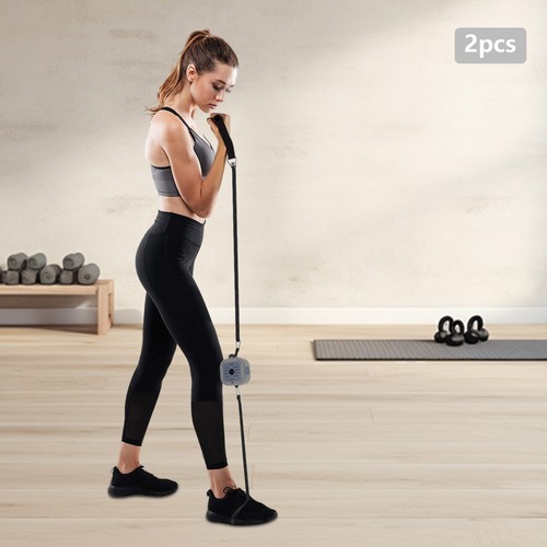 Fitness Pump & Band Kit Workout Bands & Pump Exercise Bands w/ Handles ...