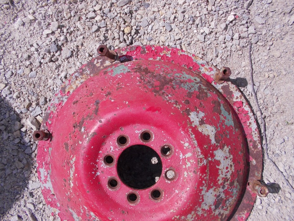 Massey Ferguson Tractor rear wheel rim to hub center dish w/ bolts | eBay