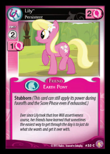 My Little Pony Absolute Discord Lily, Persistent x3 - 33 - MLP CCG | eBay