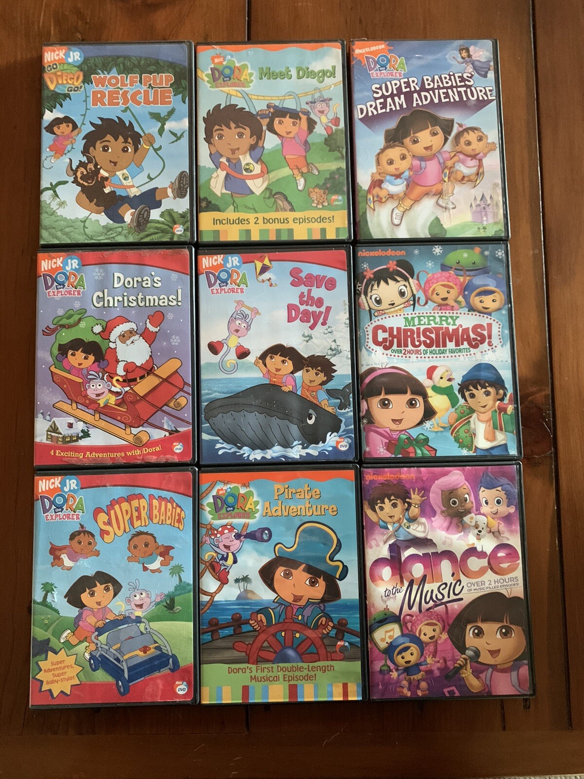 DVD Lot Of 9 Dora The Explorer~Go Diego Go~Nick Jr~Nickelodeon | eBay