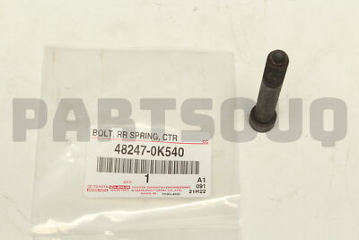 482470K540 Genuine Toyota BOLT RR SPRING CTR 48247-0K540 | eBay