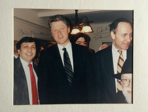 Original Photo HAND SIGNED By Bill Clinton 42nd President & Jewish ...