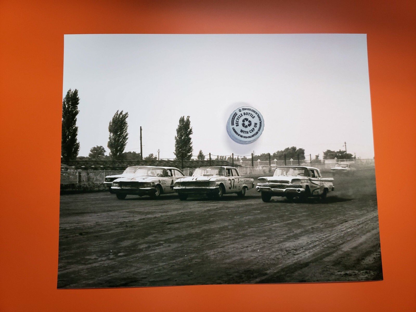 DON WHITE Zecol Lubaid 1961 Ford Galaxie 8x10 Springfield IL USAC Stock ...