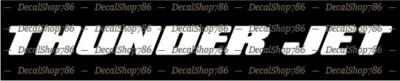 Thunder Jet Boats - Outdoor Sports - Vinyl Die-Cut Peel N' Stick Decals ...