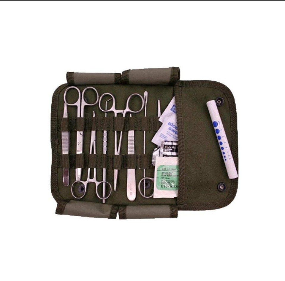 Elite First Aid Surgical Kit + REFILL With Military Molle Compatible ...