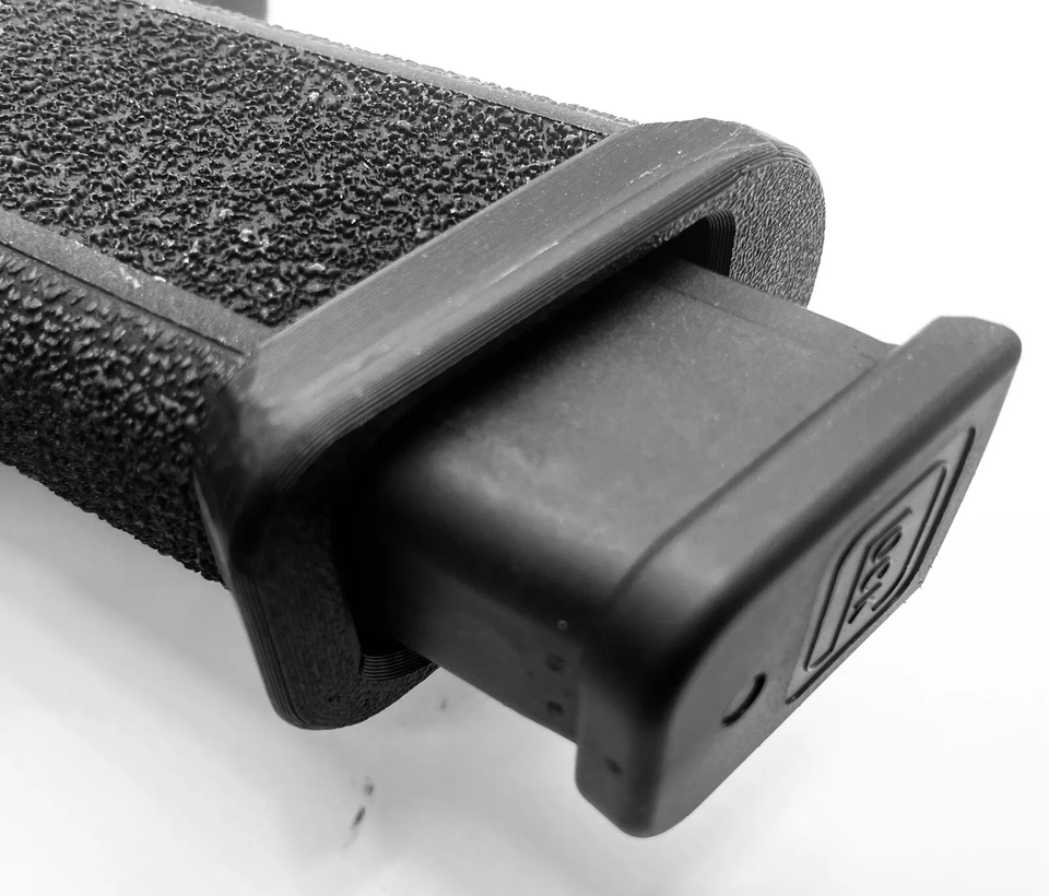 Polymer Compact Flared Magwell for Gen 3 Glock 19/23, P80, P80C BLACK ...