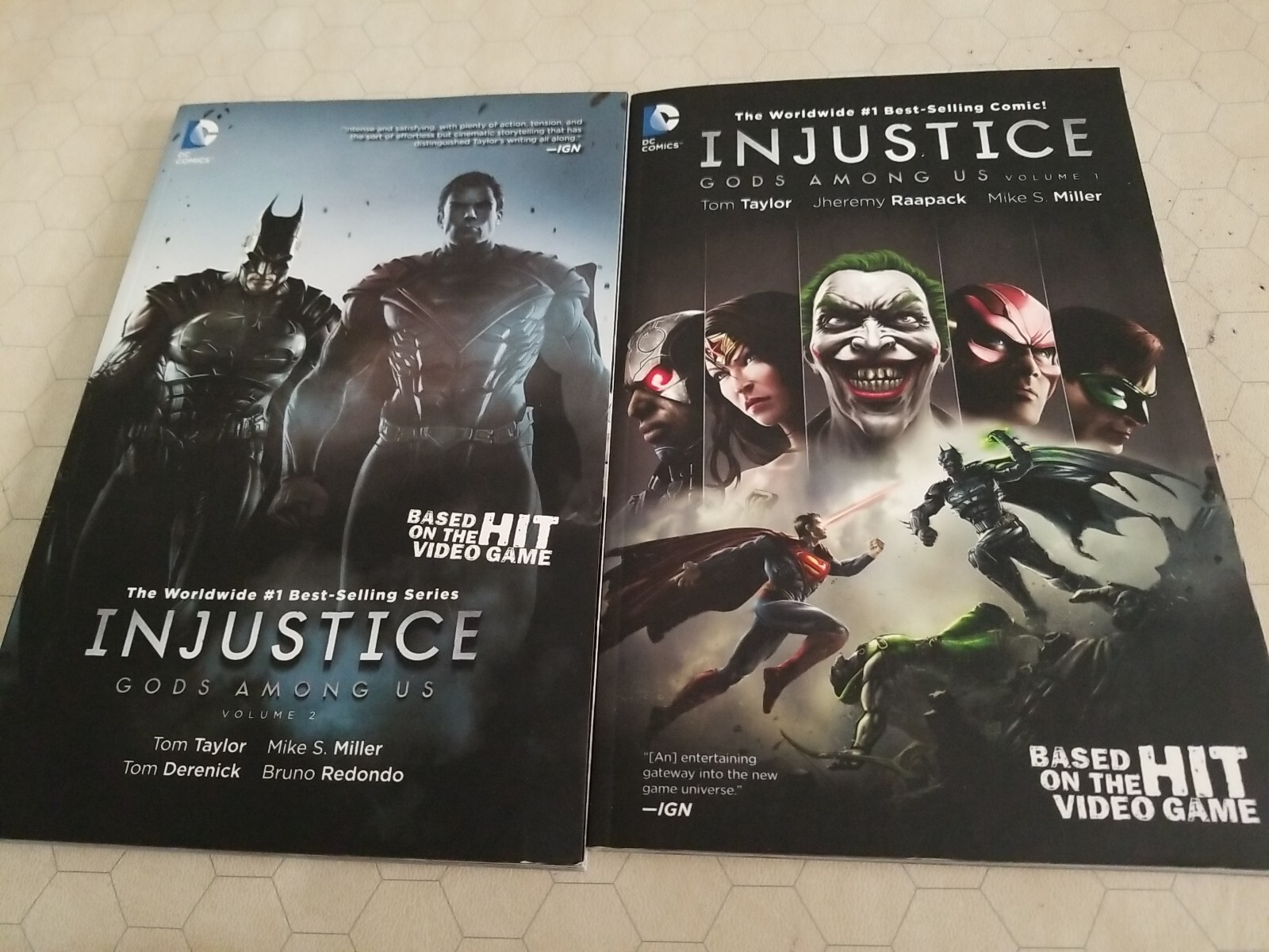 Injustice: Gods Among Us Vol. 1 & Vol. 2 Hardcover | Tom Taylor DC ...