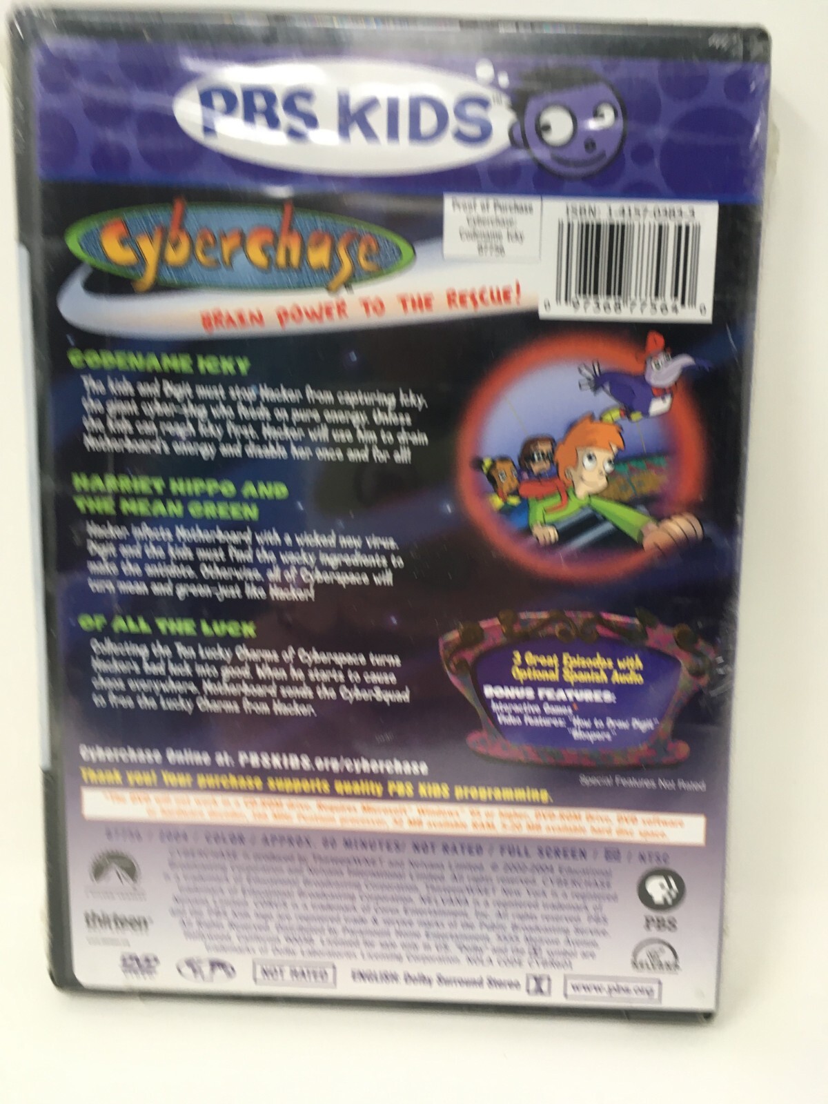 Cyberchase - Codename Icky (DVD, 2004) for sale online | eBay