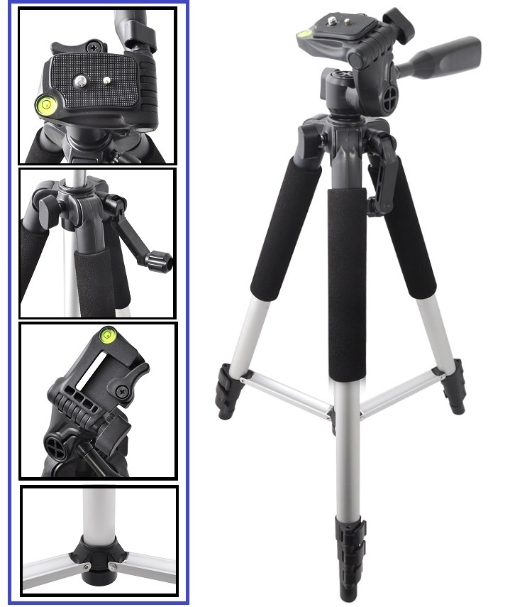 57" Pro Series Tripod With Case For Canon Vixia HF R20 R21 R200 R40 R42 ...