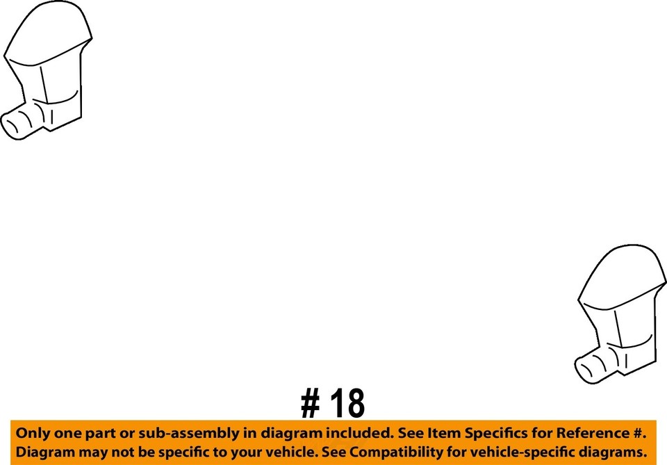 GM OEM Windshield Wiper Washer-Nozzle Spray Jet 25823361 | eBay