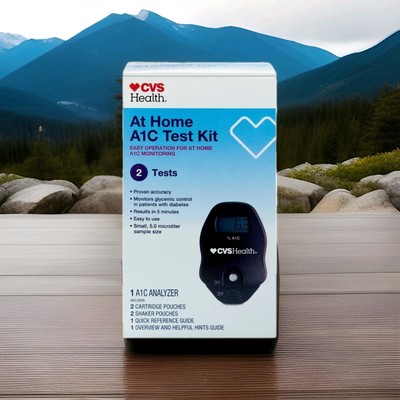 CVS A1C Home Test Kit for Glycemic Control 2 Tests and cvs a1c best for ...