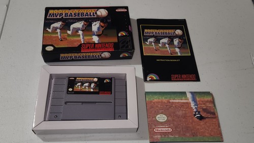 Roger CLemens' MVP Baseball Super Nintendo SNES CIB | eBay