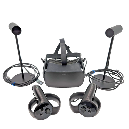 Oculus Rift CV1 VR Headset w/ Two Controllers and Two Sensors | eBay
