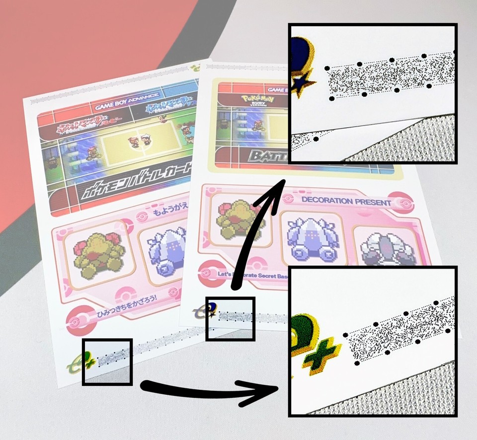 Pokemon Decoration Present Regi Doll e-Reader Custom Card (Read ...