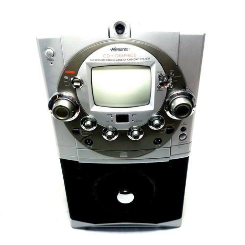 Memorex CD+G Karaoke System With Monitor Cassette Recorder And Video ...