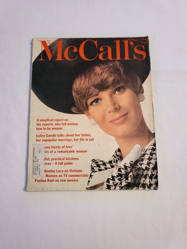 1966 April, McCall's Magazine, Indira Gandhi, (BM164) | eBay