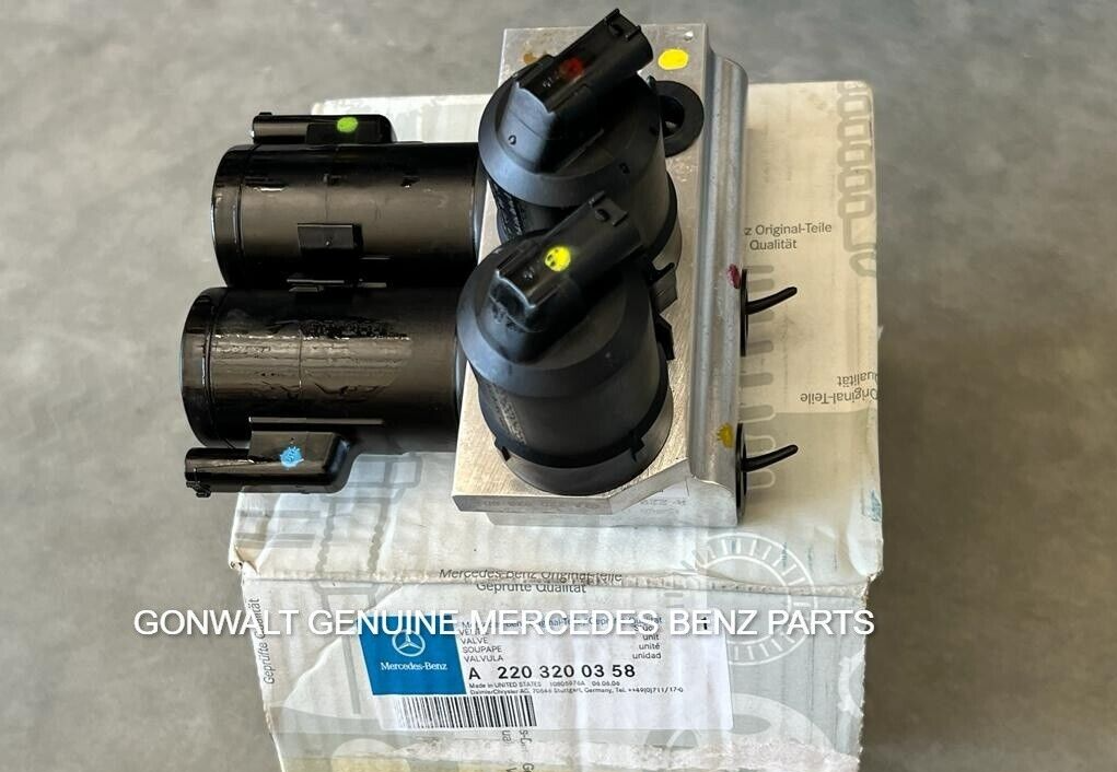 MERCEDES SL R230 CL W215 ABC Hydraulic Suspension Valve Block ...