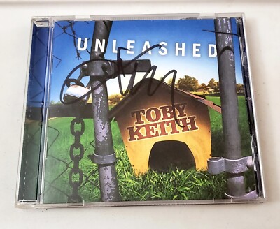 Unleashed by Toby Keith CD Jul-2002 Dreamworks SKG AUTOGRAPHED SIGNED ...