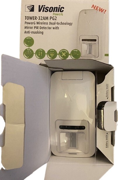 Visonic Towercam Pg2 Wireless Outdoor Mirror Pir Motion Visonic