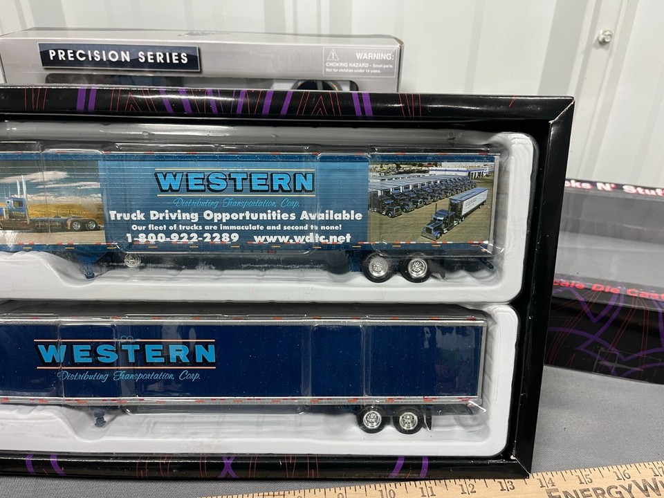 Western Distributing DENVER, CO PETERBILT & Kenworth 2 Truck SET 1:53 ...