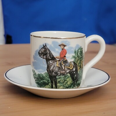 Vtg Demitasse Tea Cup & Saucer Lord Nelson Pottery Royal Canadian ...