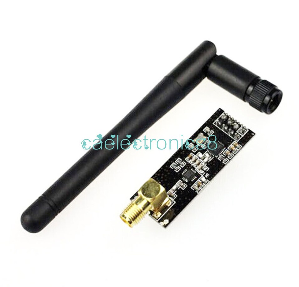 NRF24L01+PA+LNA SMA Antenna Wireless Transceiver communication module 2 ...