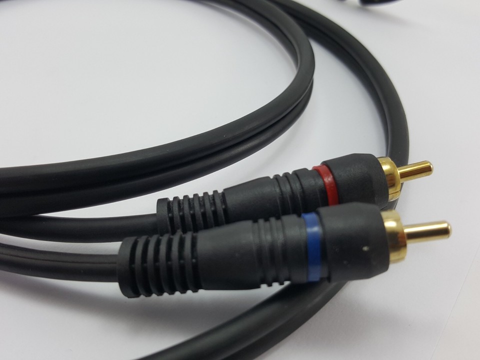 Technics Sl 1200 1210 MK2 MK3 MK3D MK5 Cable Rca Shielded 145 CM, 57 IN ...