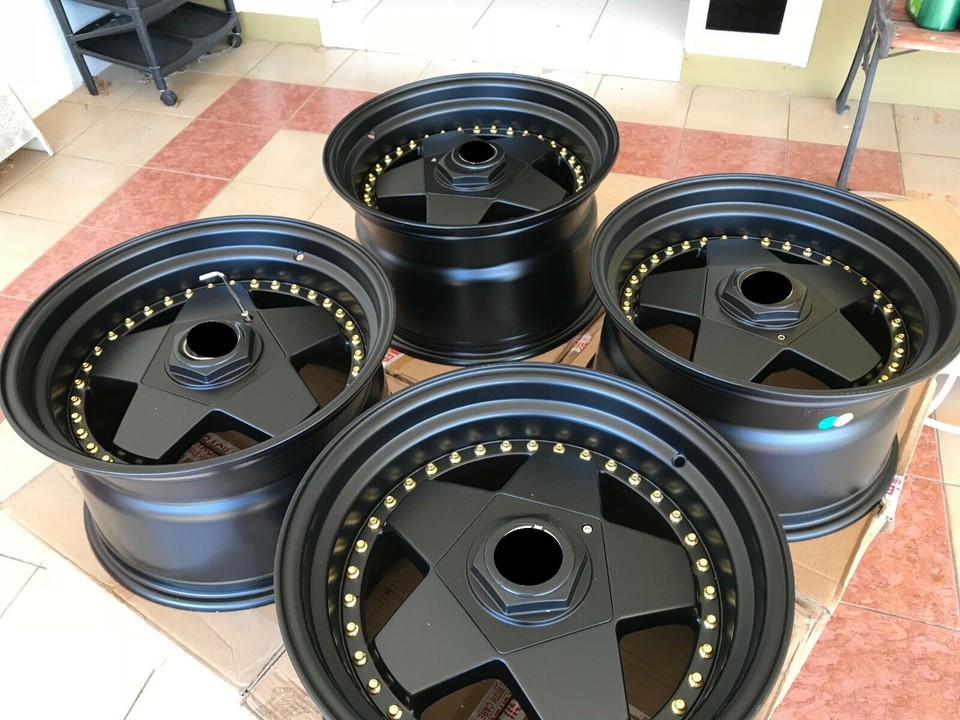 For 180sx dc2 240sx Civic e30 s130 rs JDM 17" BB Style wheels rims 114 ...