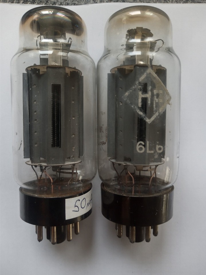 Rare Balanced Pair 6l6 RFT DDR tube amplifier el34 6l6g VT-115 CV1948 ...