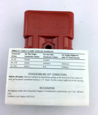 Anderson SB175 Connector Kit Red 1/0 Awg 6329G1 - Authentic Anderson ...