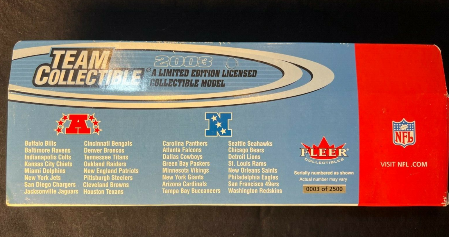 Green Bay Packers 2003 1:80 scale die cast tractor trailer semi Truck ...