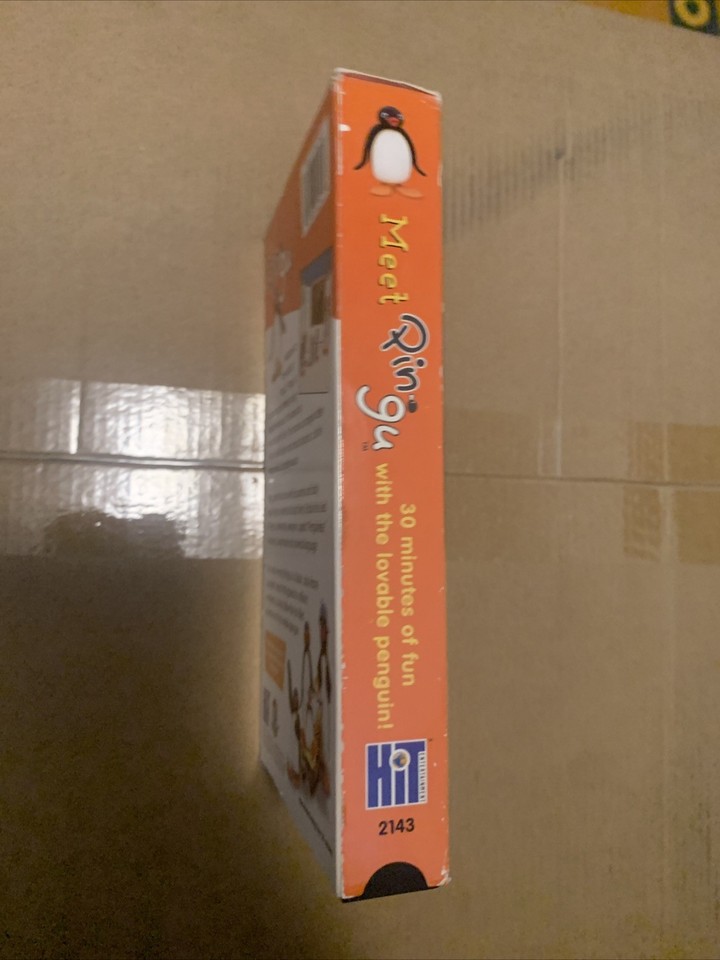 Pingu The Penguin Meet Pingu VHS Animated Kids Cartoon 2003 HIT ...