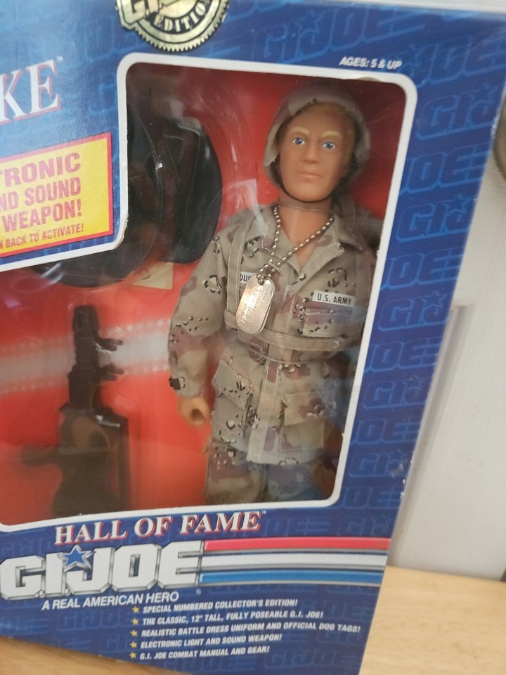 HASBRO GI JOE DUKE 12 INCH ACTION FIGURE HALL OF FAME LIGHT & SOUND ...