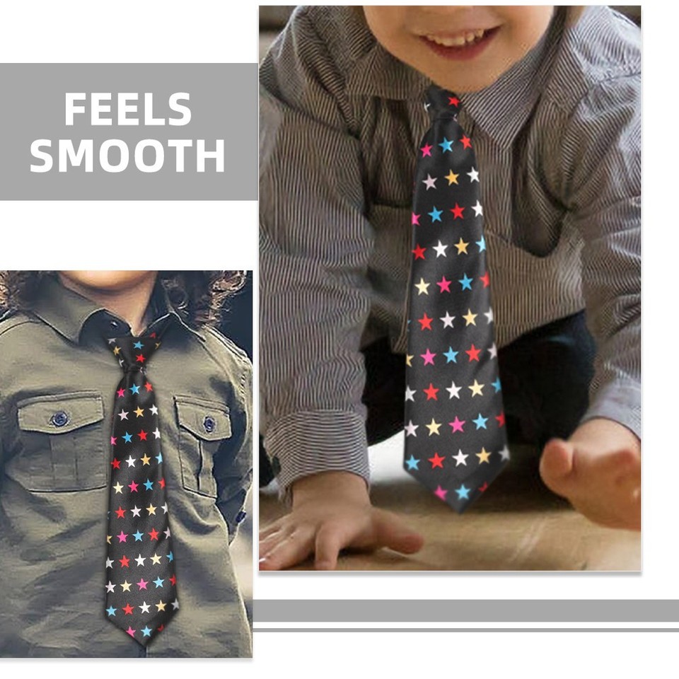 Adjustable Student Necktie Boy's Ties Boys School Uniform Accessories ...