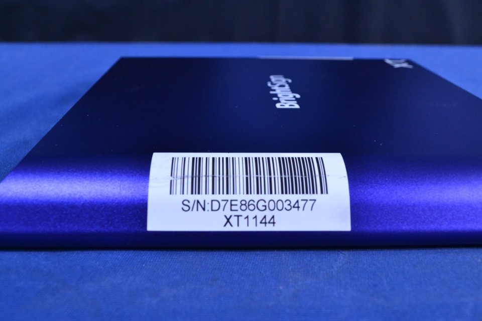 BrightSign XT1144 Expanded I/O Player - Blue (C020201) 859872003943| eBay