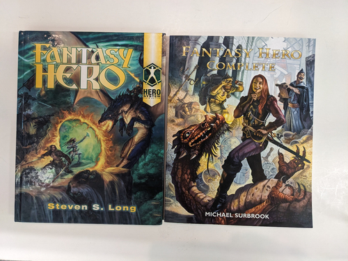 Fantasy Hero + Fantasy Hero Complete Hero System Games | eBay