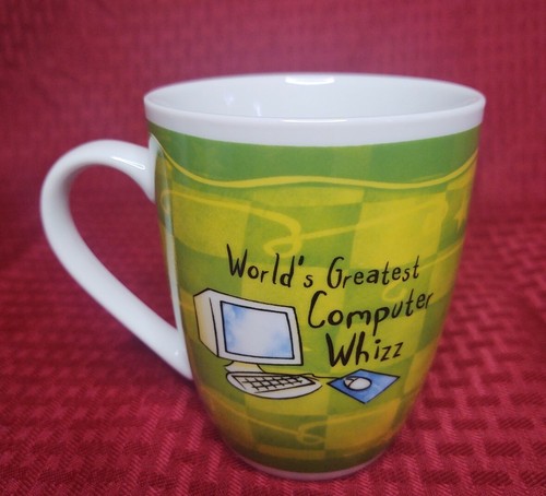 Worlds Greatest Computer Whizz Coffee Cup Mug History & Heraldry Gift H ...