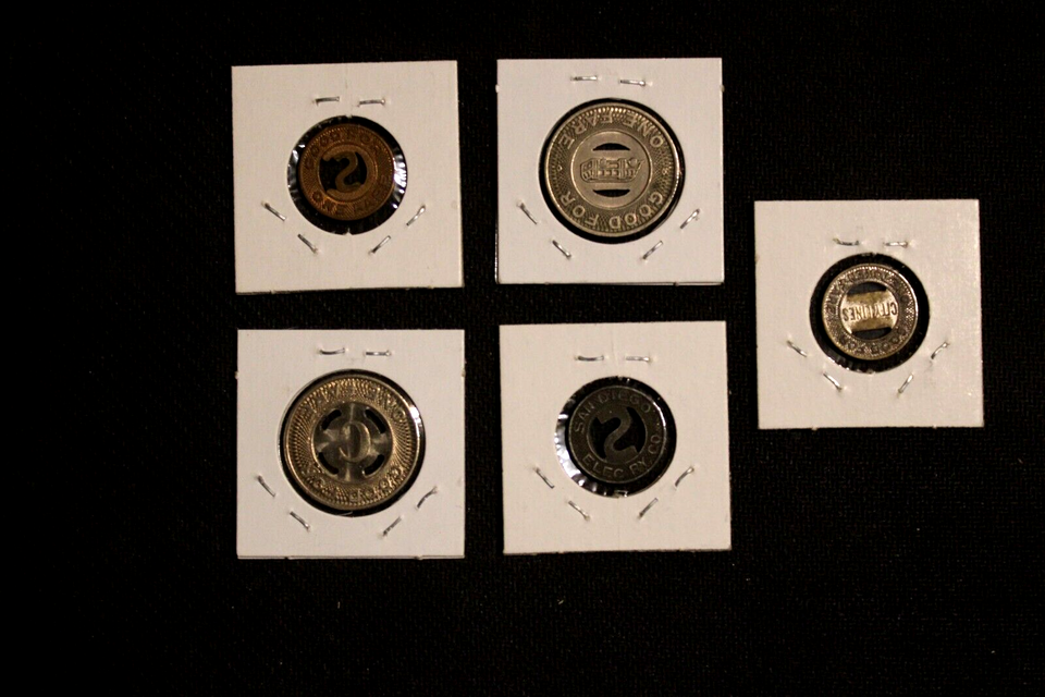 Vintage Transit Tokens Colorado Wisconsin Virginia Ohio San Diego CA | eBay