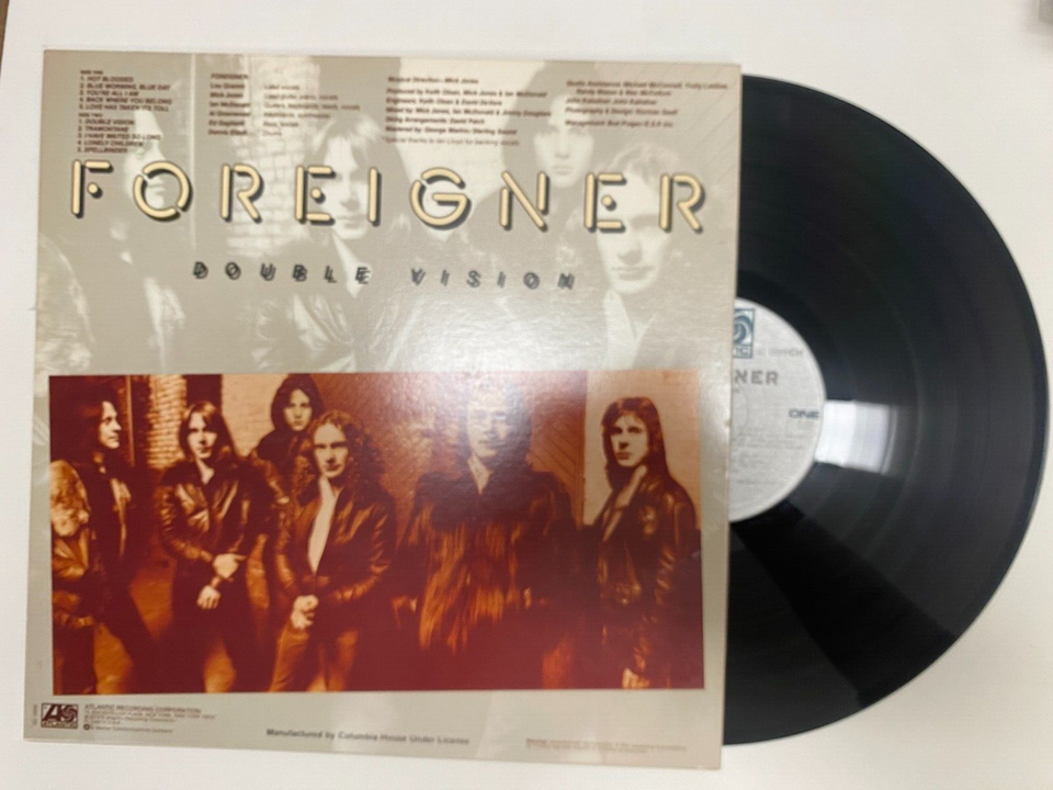 Foreigner Double Vision Rock Record lp original vinyl album | eBay