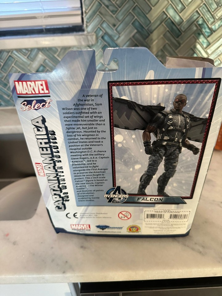Marvel Select Falcon Action Figure Signed by Anthony Mackie | eBay